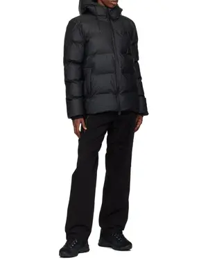 Rains Hooded Down Jacket
