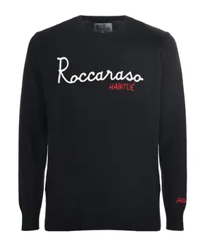 MC2 SAINT BARTH Roccaraso Embroidered Knitwear - Black