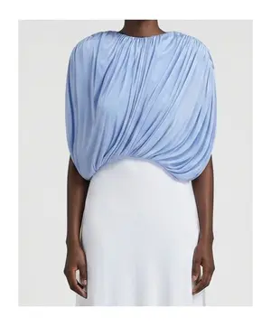 Magda Butrym Pleated Sleeveless Blouse