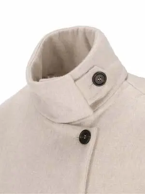Brunello Cucinelli Single-breasted Belted Coat