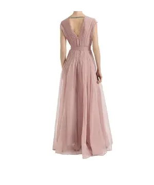 Brunello Cucinelli V-neck Belted Dress