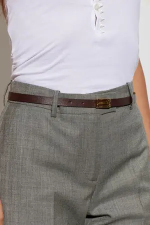 Victoria Beckham Geometric Buckle Belt