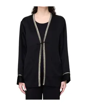 FORTE_FORTE Long Sleeve Jacket - Black