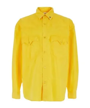 Versace Medusa Western-style Shirt - Yellow