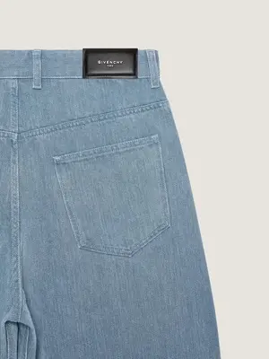 Givenchy Couture Seam Jeans With Striped Reverse