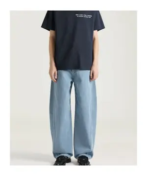 Givenchy Couture Seam Jeans With Striped Reverse