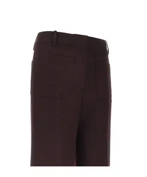 Victoria Beckham Alina' Wool Flannel Pants