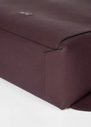 Paul Smith Burgundy Leather Backpack