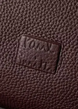Paul Smith Burgundy Leather Backpack