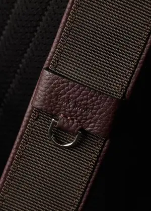 Paul Smith Burgundy Leather Backpack