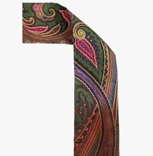 Etro Pointed Silk Scarf