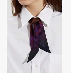 Etro Pointed Silk Scarf