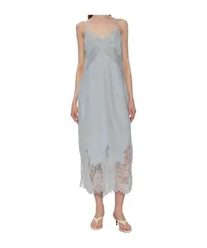 ALLSAINTS Lace Trim Sleeveless Maxi Dress