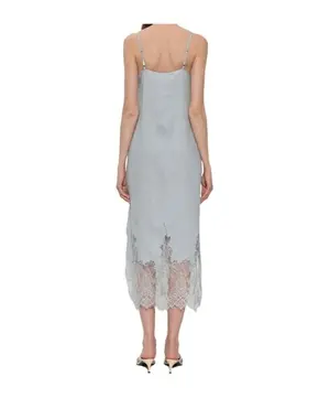 ALLSAINTS Lace Trim Sleeveless Maxi Dress