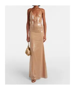 David Koma Degrade Sequined Gown