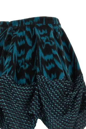 KIKO KOSTADINOV Evelyn Skirt With Tie-dye Print And Draped Design