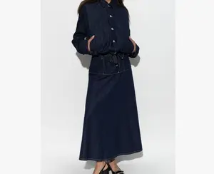 SAMSOE SAMSOE Tie-waist Skirt