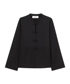 RÓHE Pankou Closure Boxy Jacket - Black