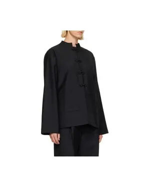 RÓHE Pankou Closure Boxy Jacket - Black