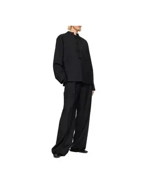 RÓHE Pankou Closure Boxy Jacket - Black