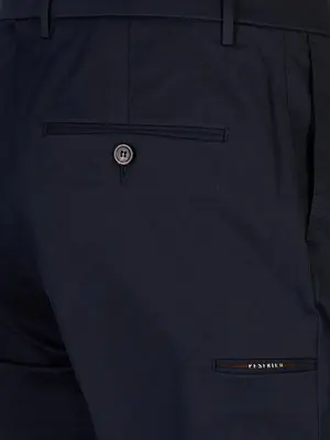 Peserico Button-fastening Cotton Chino Trousers