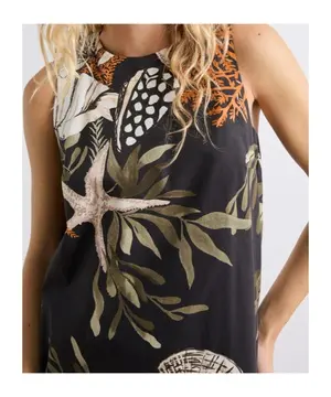 Marella Sleeveless Poplin Dress