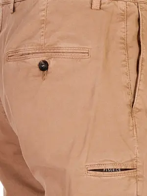 Peserico Slim-fit Turn-up Trousers