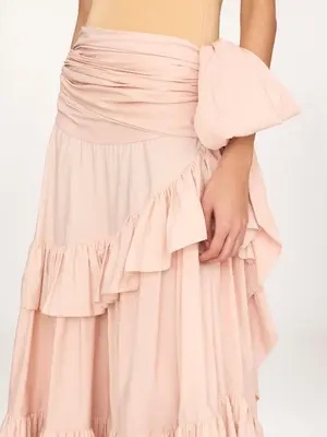 Chloé Tiered Ruffled Maxi Skirt