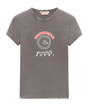 Marni Cotton T-shirt - Truffle