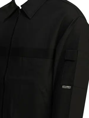 StÜssy Collared Long-sleeved Casual Jacket