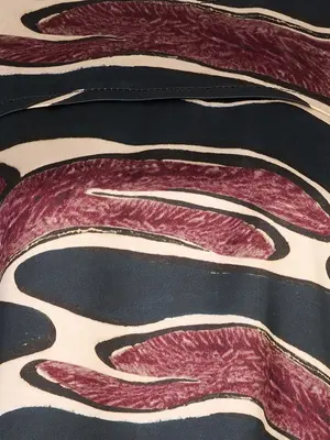 Marni Abstract Print Sleeveless Midi Dress