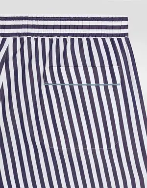 Dolce & Gabbana Striped Poplin Vanity Trousers With Piping