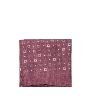 Brunello Cucinelli Polka Dot Pocket Square - Pink