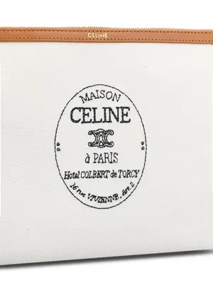 Celine Zipper Clutch