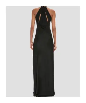 Victoria Beckham Patchwork Spaghetti Strap Maxi Dress
