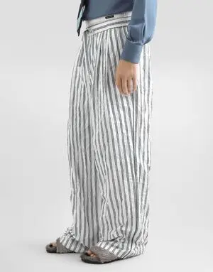 Dolce & Gabbana Striped Drawstring Loungewear Trousers