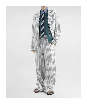 Dolce & Gabbana Striped Drawstring Loungewear Trousers