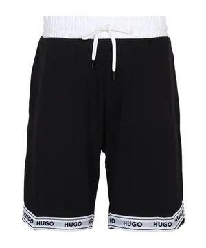 Hugo Boss Logo-trim Drawstring Shorts
