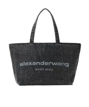 Alexander Wang Crystal Small Tote Bag - Grey Aged