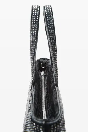 Alexander Wang Crystal Small Tote Bag - Grey Aged