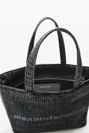 Alexander Wang Crystal Small Tote Bag - Grey Aged