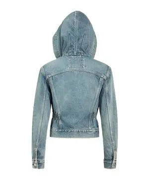 Alaïa Hooded Denim Jacket