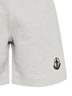 Moncler Logo Patch Sweat Shorts