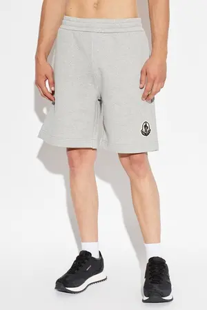 Moncler Logo Patch Sweat Shorts