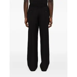 Drole De Monsieur Elastic Waist Trousers - Black