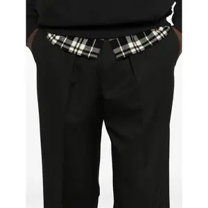 Drole De Monsieur Elastic Waist Trousers - Black
