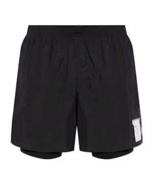Satisfy Rippy 5' Layered Trail Shorts - Black
