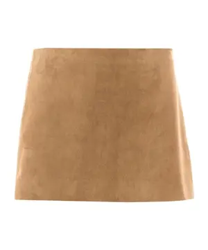 Khaite Khaite Jett Skirt Brown