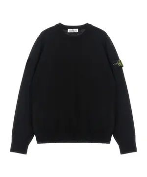 Stone Island Long-sleeved Sweater - Black