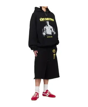 LU'U DAN Bruce Lee Collaboration Oversized Long-sleeve Hoodie